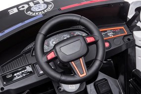 LEAN CARS Elektrické policejní autíčko BBH-021 bílé