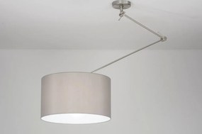 Závěsné designové šedé svítidlo nad stůl Snap Light Yersey