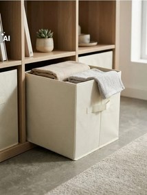 Sinsay - Skládací úložné boxy s uchyty 2 pack - krémová