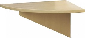 Mrava Rohový noční stolek TNS 8 masiv | Farebné prevedenie: buk,Materiál nábytku: masívny buk,Rozmer - postelí, roštov, nábytku: 40 x 40 cm,Strana: pravé