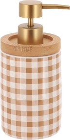 Dávkovač mýdla Vichy, kombinace barev/se zlatými a dřevěnými prvky, 400 ml