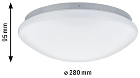Paulmann 70722 Leonis, stropní svítidlo s pohybovým senzorem LED 12,5W 2700K, IP44, bílá, průměr 28cm