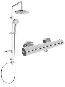 Mexen Carl sprchový set s dešťovou sprchou a termostatickou sprchou Kai , chromová, 77100240-00