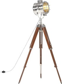 vidaXL Stojací lampa na stativu masivní mangovníkové dřevo 165 cm [286113] Barva: Stříbrná