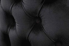 Designová židle Queen Lví hlava černý samet