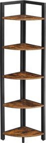 XXXLutz ROHOVÝ REGÁL, hnědá, černá, uhlíková ocel, 30/150/30 cm Boxxx - Online Only regály & police - 002543021802