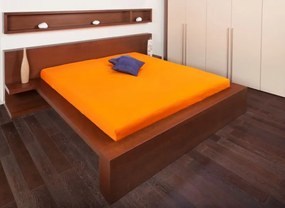 Petr Smolka Jersey oranžové prostěradlo 160x200 cm  100% bavlna, jersey