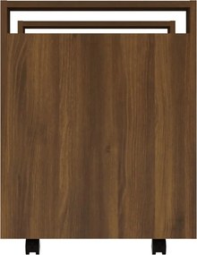 vidaXL Kancelářský kontejner 60 x 45 x 60 cm kompozitní dřevo [816615] Barva: kouřový dub