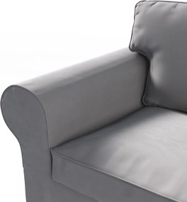 Potah na pohovku IKEA Ektorp 3-místná rozkládací, NOVÝ MODEL 2013 barva šedá látka lesklé, sametová