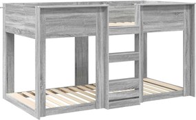 Patrová postel pro děti Šedá Sonoma 80 x 200 cm 3410408
