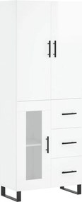 vidaXL Skříň highboard 69,5 x 34 x 180 cm kompozitní dřevo [3195981] Barva: Betonová šedá