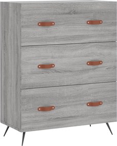 Skříň highboard šedá sonoma 69,5 x 34 x 180 cm kompozitní dřevo 3198383