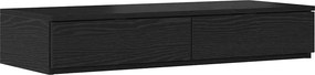 Rám postele s úložným prostorem se zásuvkou Černý dub 90 cm 3335670