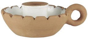 IB LAURSEN Svícen Clay Unique, přírodní barva, keramika