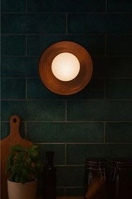 Hnědé nástěnné svítidlo ø 24 cm Elsa – Opviq lights