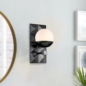 Černé světlo do koupelny Elstead DECO BLK 1xE14 IP44