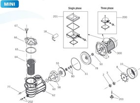 PSH Rozběhový kondenzátor bazénového čerpadla 20uF - Mini Delfino 80, 100, Structural, Hydronaut