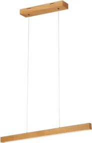 LED Lustr na lanku VERDE LED/18W/230V 3000K 76 cm dub
