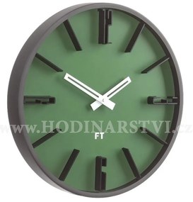 Designové nástěnné hodiny Future Time FT6010GR Numbers 30cm