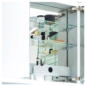 Emco Evo - Osvětlená nástěnná zrcadlová skříňka LED 800 mm, zrcadlová 939708104