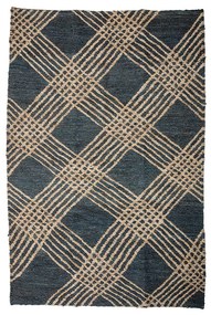 Jutový koberec cat 150 x 245 černý MUZZA