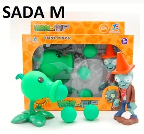 Silikonové figurky ze hry Plants vs Zombies 2 Set: sada M