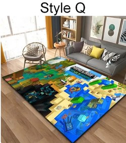 Kobereček/předložka s motivem Minecraft - 50x80 cm Motiv: Style Q