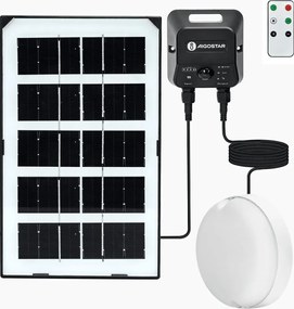 Aigostar - LED Solární stropní svítidlo se senzorem LED/3,7V 3000 mAh IP65 + DO