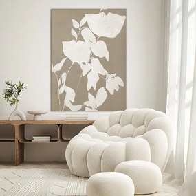 Ručně malovaný obraz 90x120 cm Fortuna White – Malerifabrikken