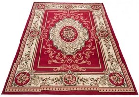 Klasický kusový koberec ATLAS F744A červený Rozměr: 160x220 cm