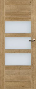 Interiérové dveře vasco doors BRAGA model B Průchozí rozměr: 70 x 197 cm, Orientace dveří: Levé dveře, Dekor: Dub Santa