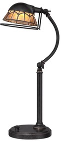 Elstead Vitrážová stolní lampa WHITNEY LED 7W/50 cm