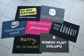 Mercury Flooring, Rohožka Zespodu vypadáš báječně (Meme) 40x60 cm, 40x60, modrá