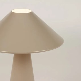 Stolní designová lampa Lucianno Taupe