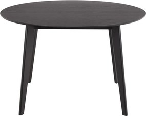 Kulatý jídelní stůl Roxby 120 cm černý