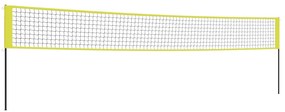 vidaXL Volejbalová síť žlutá a černá 823 x 244 cm PE tkanina
