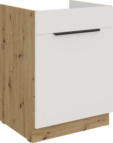ARIA az | dolní skříňka 60 ZL 1S dřezová | 60 cm | PREMIUM BOX | artisan/bílá
