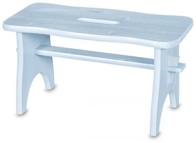 ČistéDřevo Dřevěná stolička - světle modrá