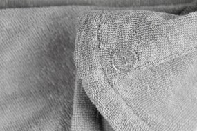 Bavlněný froté turban do sauny a wellness Comfort světle šedý