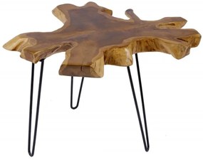 Wild příruční stolek hnědý 60 cm