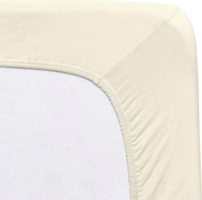 XXXLutz ELASTICKÉ PROSTĚRADLO, žerzej, alabastrová, 180-200/200-220 cm Florella - Prostěradla - 004388002402