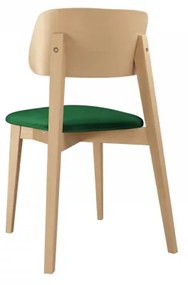 Čalouněná jídelní židle KT63/C, Potah: Magic Velvet 2219, Barva dřeva: buk