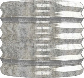 Vyvýšený záhon pozinkovaná ocel 152x40x36 cm stříbrný 318872