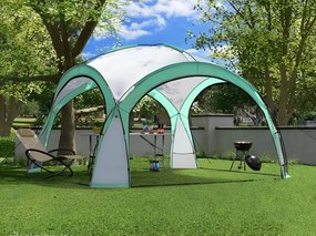 Pavilonový stan YENA s obalem 350x350 cm zeleno-bílý