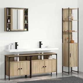 Sada koupelnového nábytku 4 ks Sonoma dub 33 x 33 x 185,5 cm 3399393