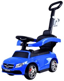 HračkyZaDobréKačky Odrážedlo Mercedes-Benz s vodící tyčí modré