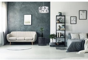 Závěsné svítidlo Manila, 1x textilní stínítko se vzorem (výběr ze 6 vzorů)
