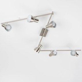 LED Bodové svítidlo 6xE14/5W/230V matný chrom