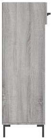 Botník šedý sonoma 60 x 35 x 105 cm kompozitní dřevo - Default Title