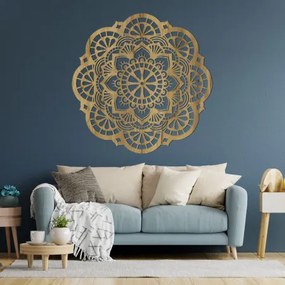 Nástěnný dřevěný obraz mandala světlo života | SENTOP HDF0508